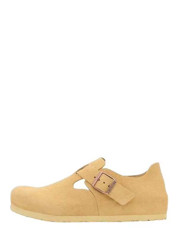 BIRKENSTOCK London Suede Leather Shoes - Yellow