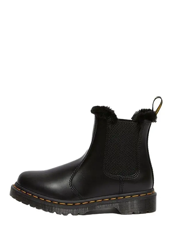 Dr. Martens 2976 Leonore Faux Fur Lined Chelsea Boots - Dark Grey