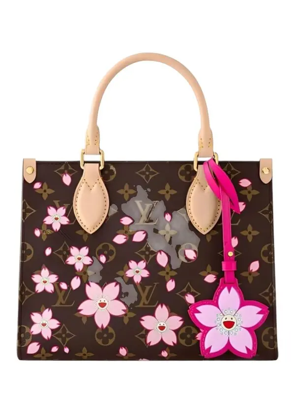 LOUIS VUITTON X Takashi Murakami Onthego Pm Bag - Sakura Brown