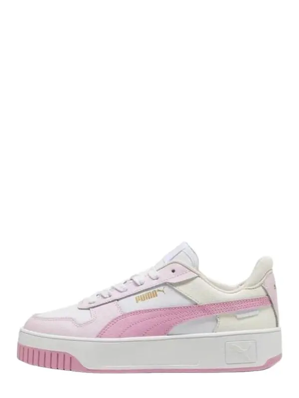 PUMA Carina Street Lace-up Sneakers - White/pink