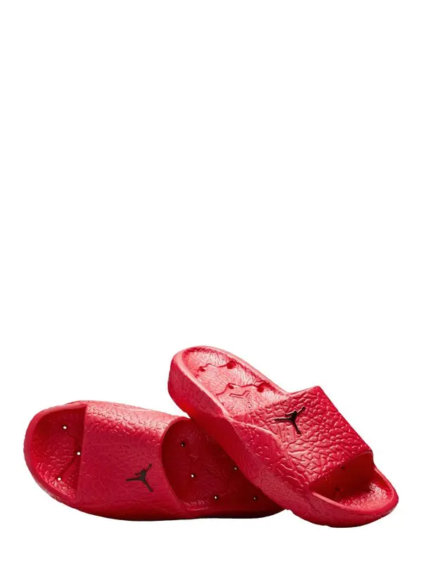 JORDAN Air Franchise Shower Slides - Fire Red/black