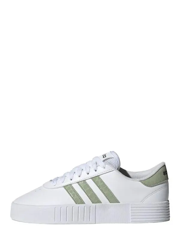 Adidas Court Bold Platform Sneakers - White/green