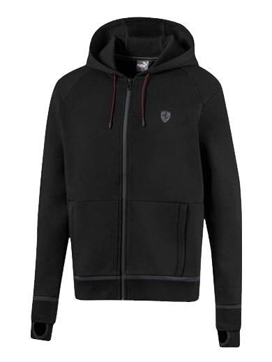 PUMA Ferrari Hooded Sweat Jacket - Black/grey