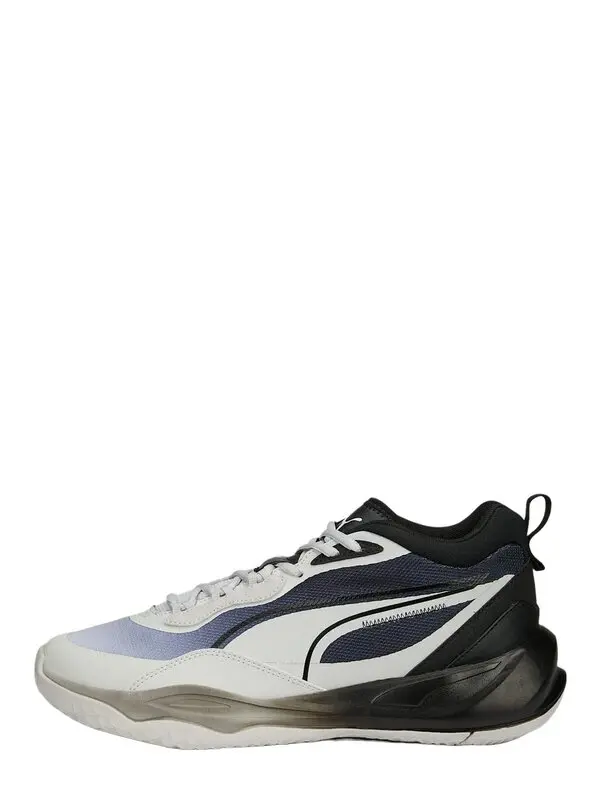 PUMA Playmaker Fade Basketball Sneakers - White/black