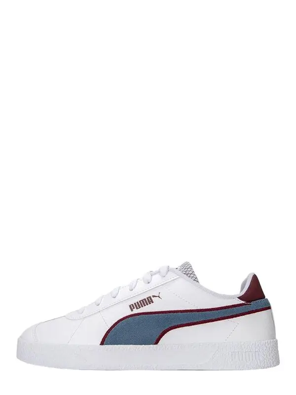 PUMA Club Retro Prep Low Top Sneakers - White/blue/purple