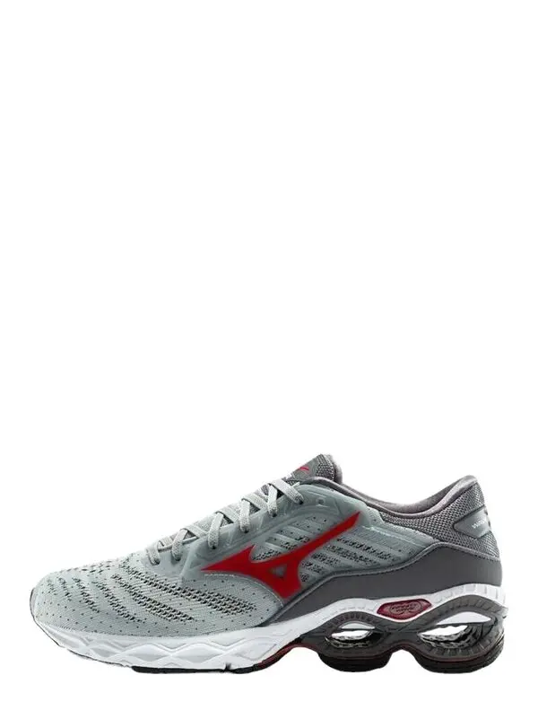 Mizuno Wave Creation Athletic Sneakers - Gray/red