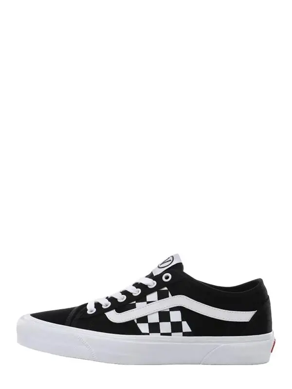 VANS Checkered Low Top Sneakers - Black/white