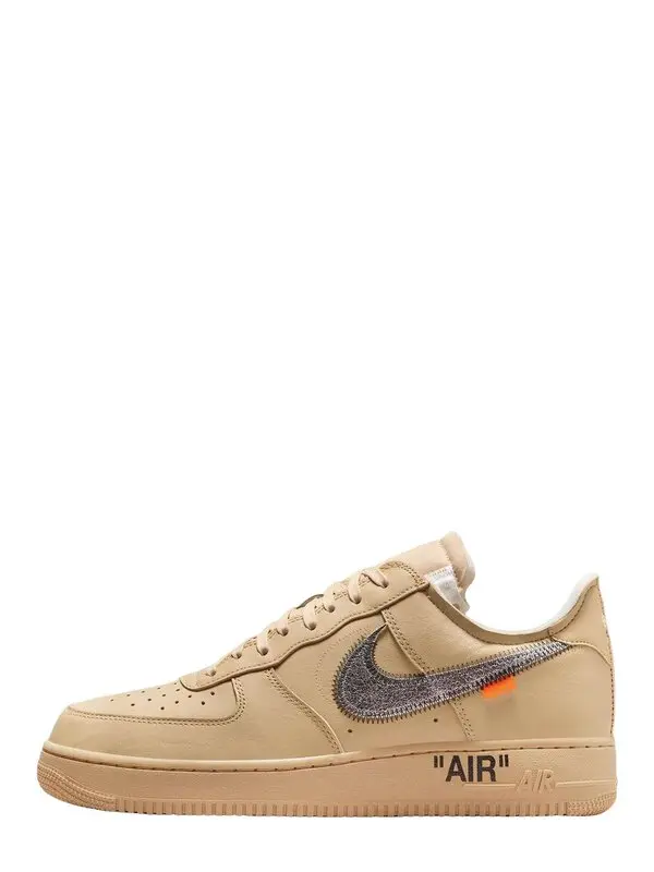 Nike X Off-white Air Force 1 Low 'sesame - Sesame/metallic Silver/sesame