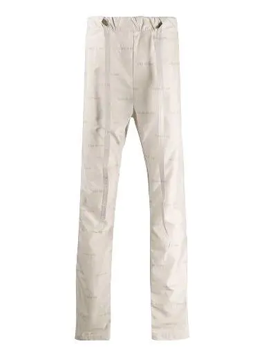 Fear Of God Logo Print Track Trousers - Cream White
