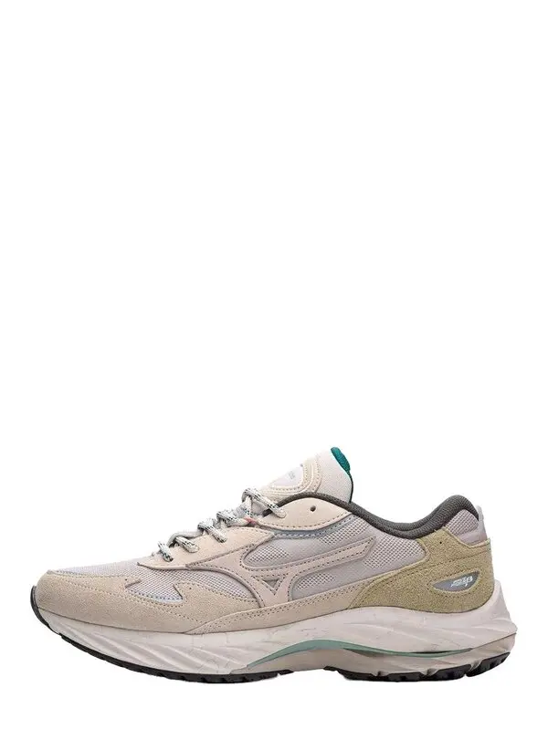 Mizuno Wave Rider Beta "nomad Pack" Sneakers - Silver Cloud/white Sand/cedar