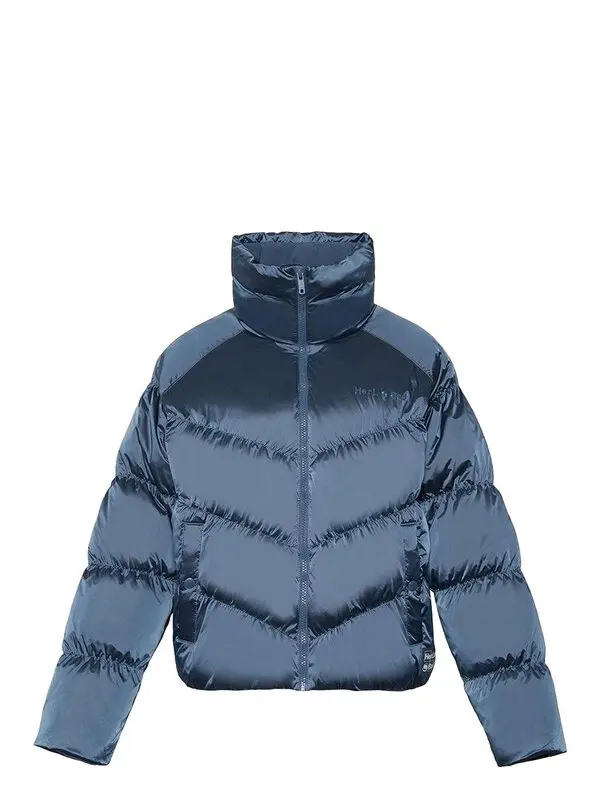 LI-NING Badfive Short Puffer Jacket - Dark Blue