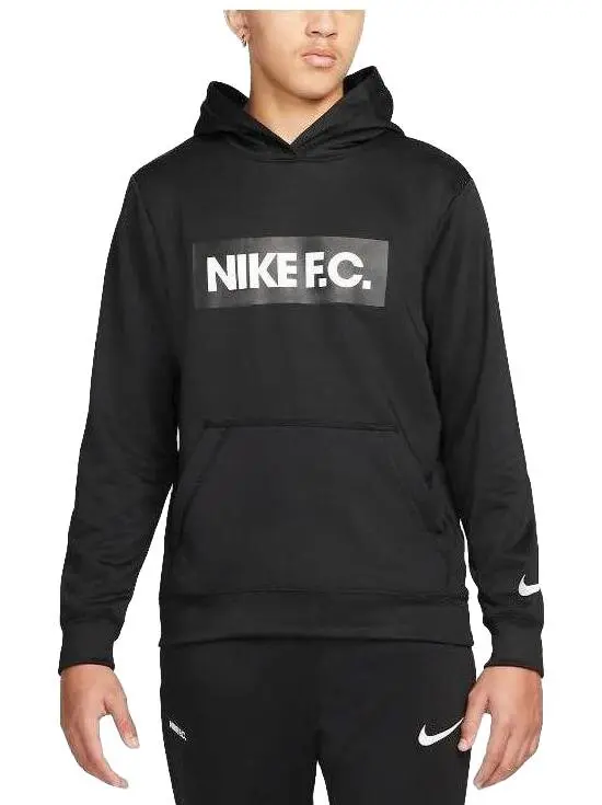 Nike F.c. Logo Hoodie - Black
