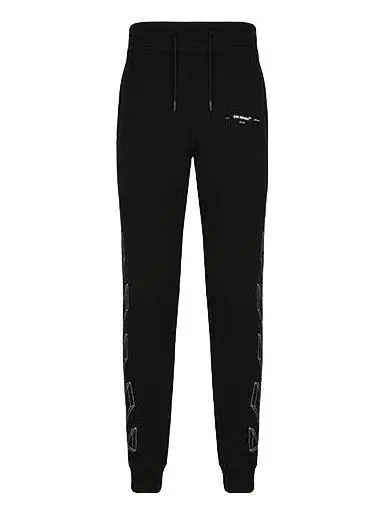 Off-White 3d Diagonals Classic Simply Casual Sweatpants - Black
