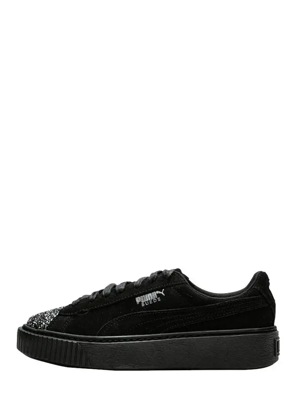 PUMA Suede Platform "crushed Gem" Sneakers - Black