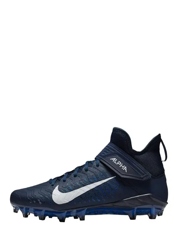 Nike Alpha Menace Pro 2 Mid Football Cleats - Navy