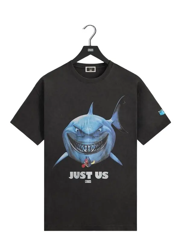 Kith X Disney Pixar Finding Nemo Poster Vintage T-shirt - Black
