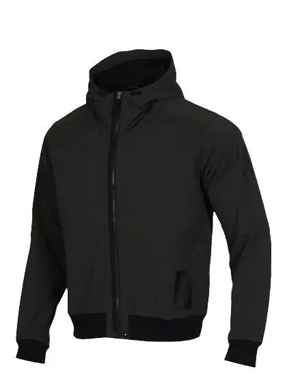 Adidas Zip-up Hooded Sports Jacket - Dark Brown