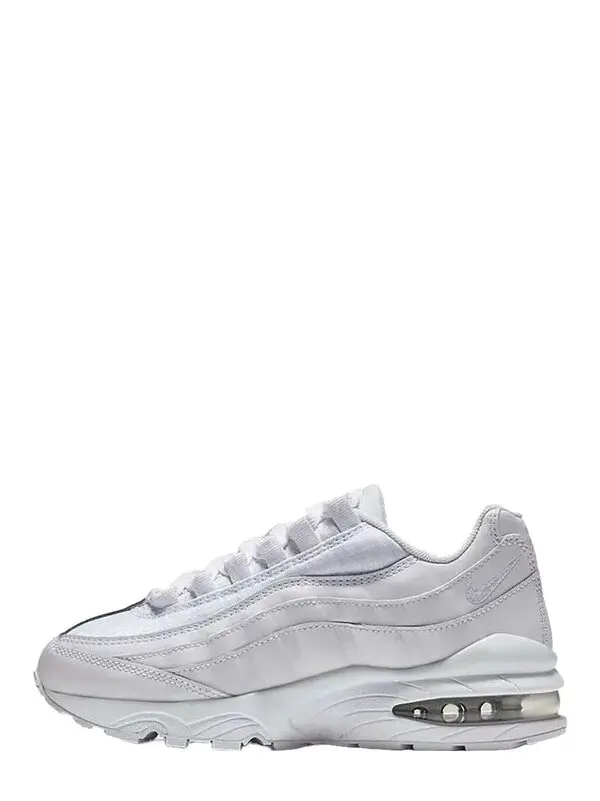 Nike Max 95 Metallic Silver Sneakers - White