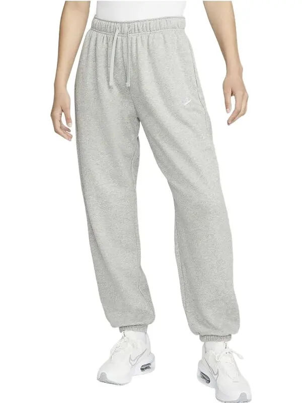 Nike Club Oversized Fleece Sweatpants - Grey
