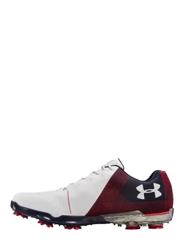 Under Armour Spieth 2 Golf Shoes - White/midnight Navy/red