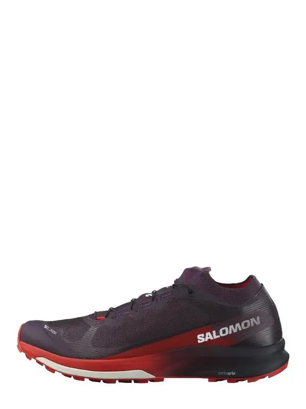 SALOMON S-lab Ultra 3 Trail Running Sneakers - Plum Perfect/fiery Red/white