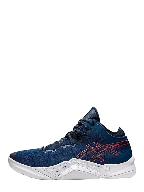 Asics Unpre Ars "mako French " Mid Top Basketball Sneakers - Blue