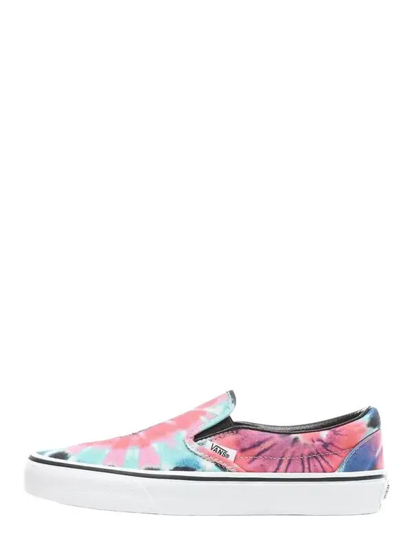 VANS Classic Slip-on Tie Dye Sneakers - Red/blue