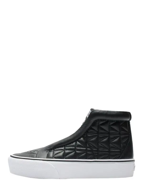 VANS Sk8-hi Laceless Platform Karl Lagerfeld Quilt Sneakers - Black/white