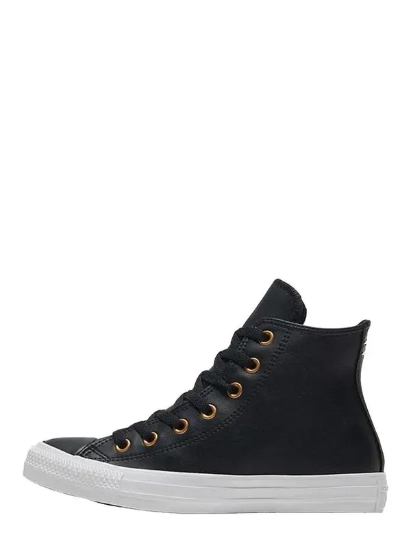 CONVERSE Chuck Taylor All Star High Top Sneakers With Gold Accents - Black