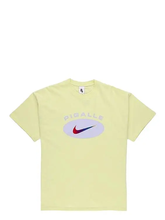 Nike X Pigalle Crossover Logo Printing Stripe Round Neck Short Sleeve - Green