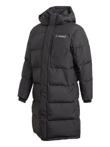 Adidas Hooded Down Jacket - Black