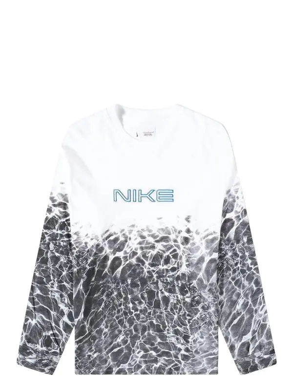 Nike Nrg Kukini Long Sleeve T-shirt - White/black/signal Blue