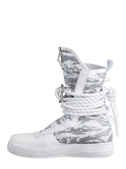 Nike Sf Air Force 1 High 'winter Camo' Sneakers - White