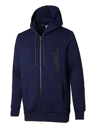 PUMA Alphabet Logo Hooded Jacket - Blue