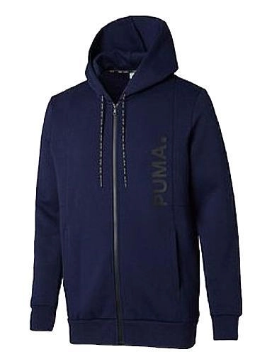 PUMA Alphabet Logo Hooded Jacket - Blue