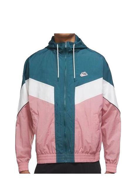 Nike Colorblock Hooded Woven Jacket - Pink