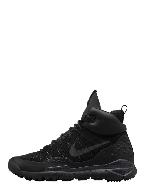 Nike Nikelab Lupinek Flyknit High Top Lace-up Boots - Black/anthracite
