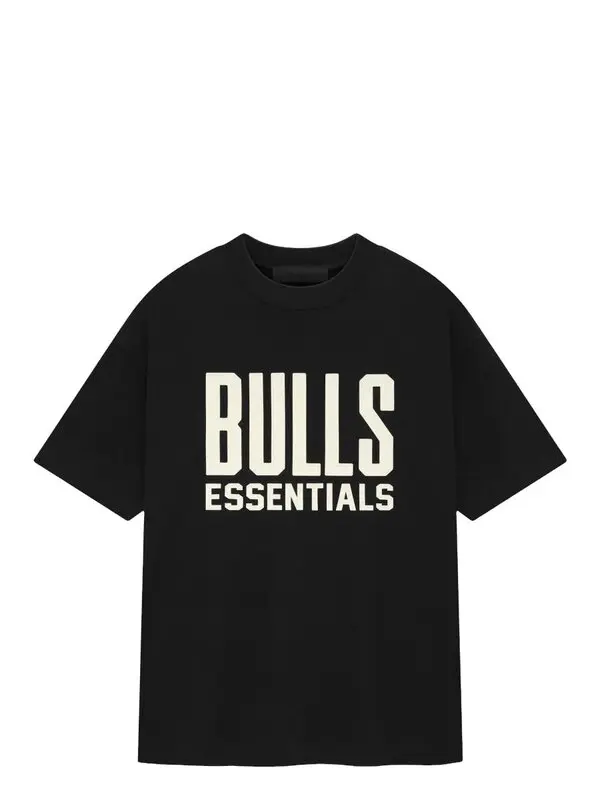 Fear Of God X Nba Bulls T-shirt - Black