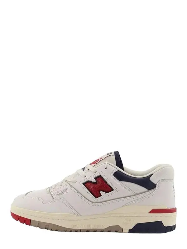 NEW BALANCE X Aimé Leon Dore 550 Sneakers - White/navy-red