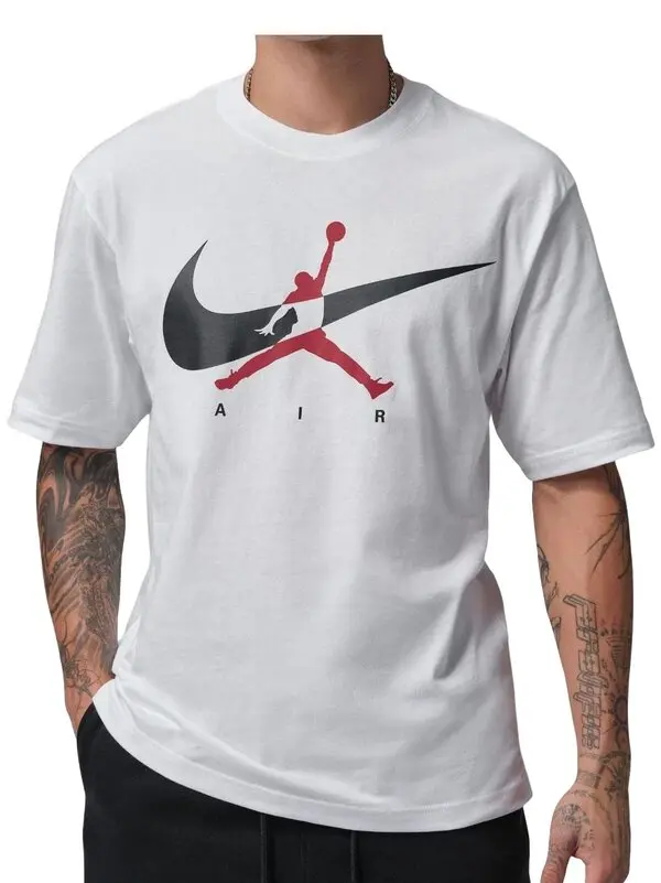 JORDAN Brooklyn Jumpman T-shirt 'white Black - White/black