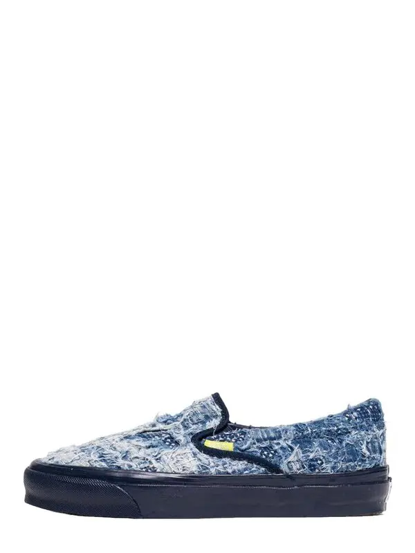 VANS Fdmtl X Og Classic Slip-on Lx "distressed Indigo - Blue