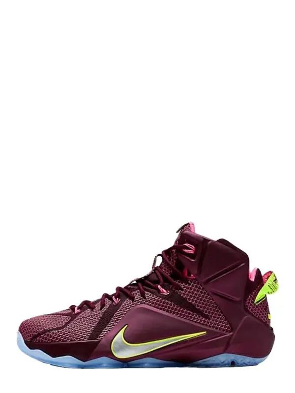 Nike Lebron 12 Ep "double Helix" Athletic Sneakers - Wine