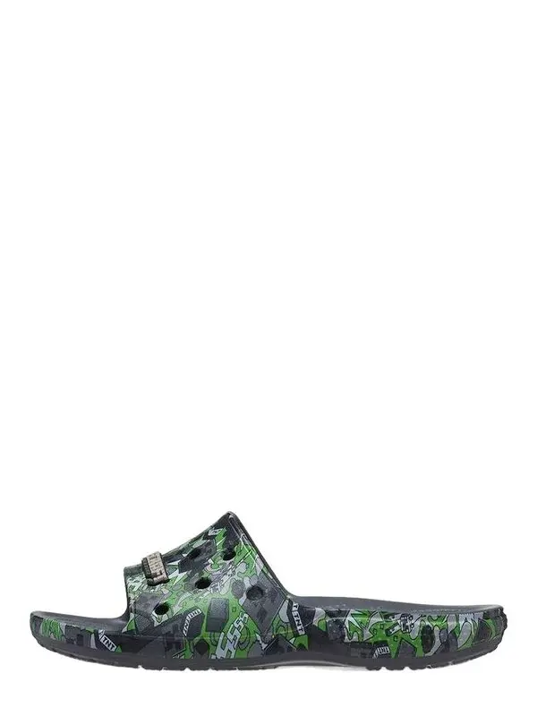 CROCS Classic Slide - Grey/multi