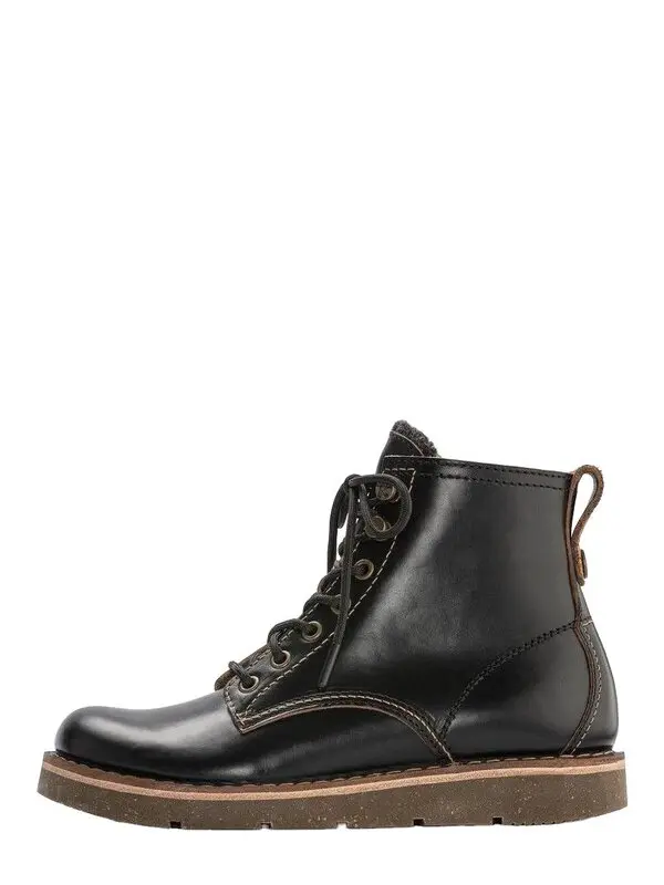 BIRKENSTOCK Birmingham Lace Up Boots - Black
