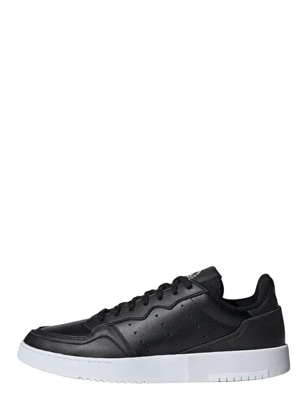 Adidas Supercourt Low Top Leather Sneakers - Black