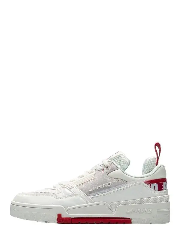 LI-NING 001 Btc Sneakers - White/red