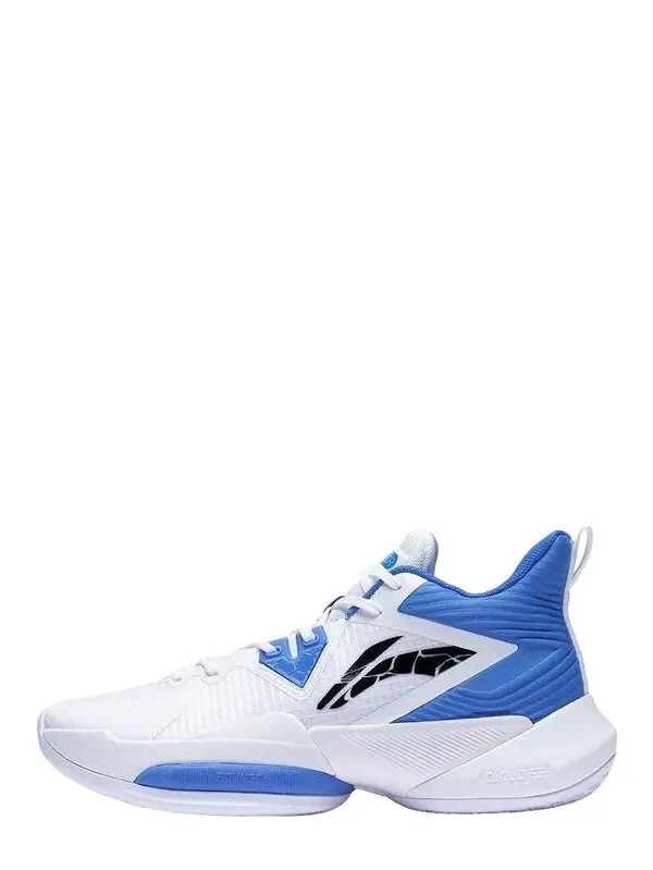 LI-NING Power Mid Athletic Sneakers - White/blue