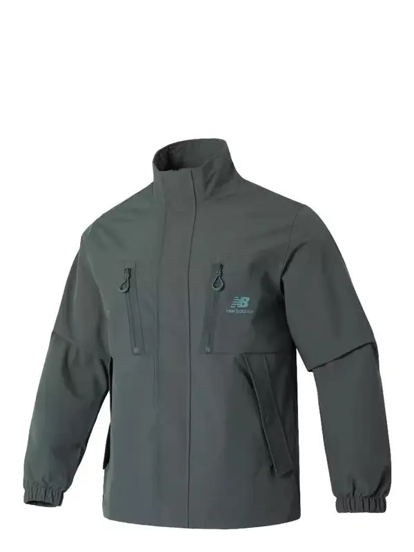NEW BALANCE Stand Collar Jacket - Dark Grey