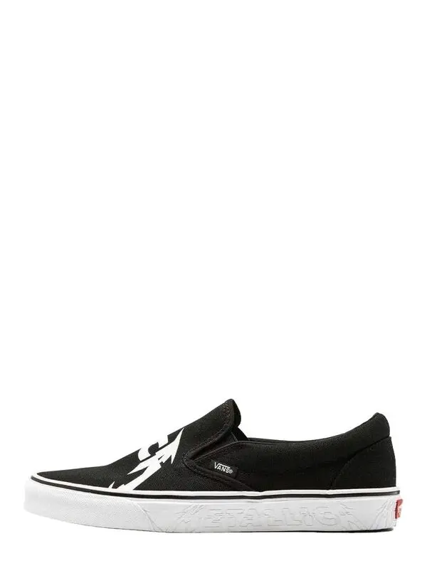 VANS X Metallica Classic Slip-on Sneakers - Black