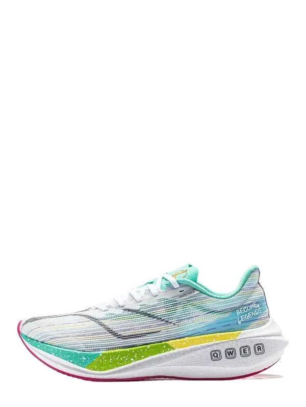 LI-NING Feidian 3 Challenger X League Of Legends 'pool Party' Sneakers - White/blue/yellow